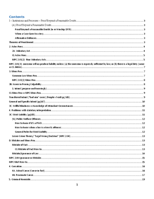 Homicide chart for criminal law MPC and CL - Murder and Manslaughter ...