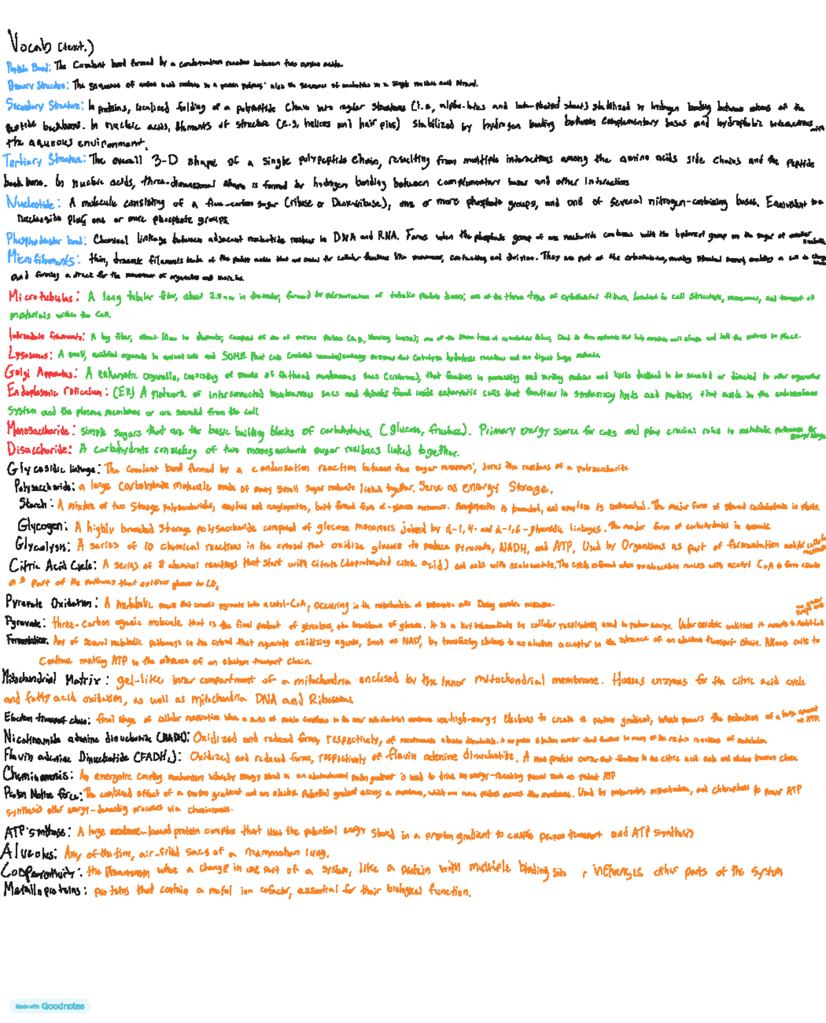 Biology 101: Final Exam Notes on Cellular Respiration & Fermentation ...