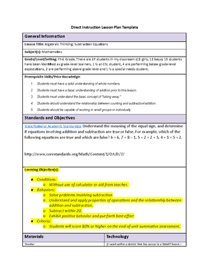 DIM3 TASK 1 - task 1 - DIM3 — DIM3 TASK 1: ASSESSMENT PLANNING WGU Assessment Plan Template Part ...
