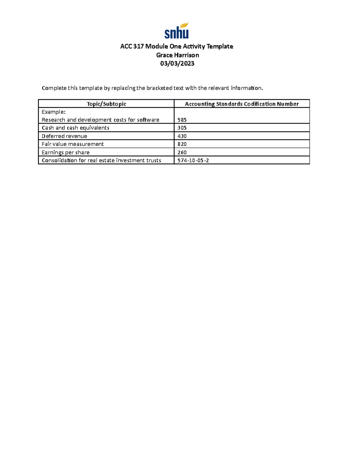 ACC 317 Project Two Workbook - This chart of accounts should help you ...