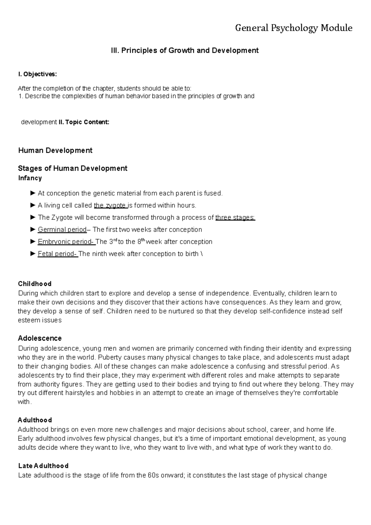 Lesson-2 - WALAAAA - General Psychology Module III. Principles of ...