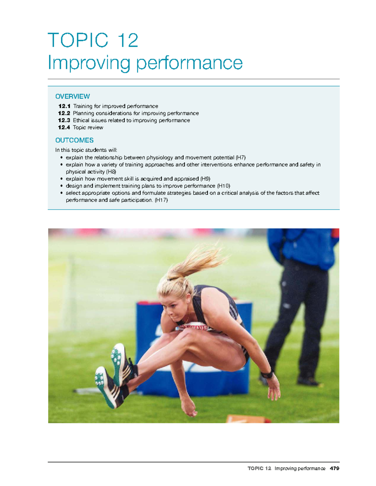 Set 1 How do athletes train for improved performance - TOPIC 12 ...