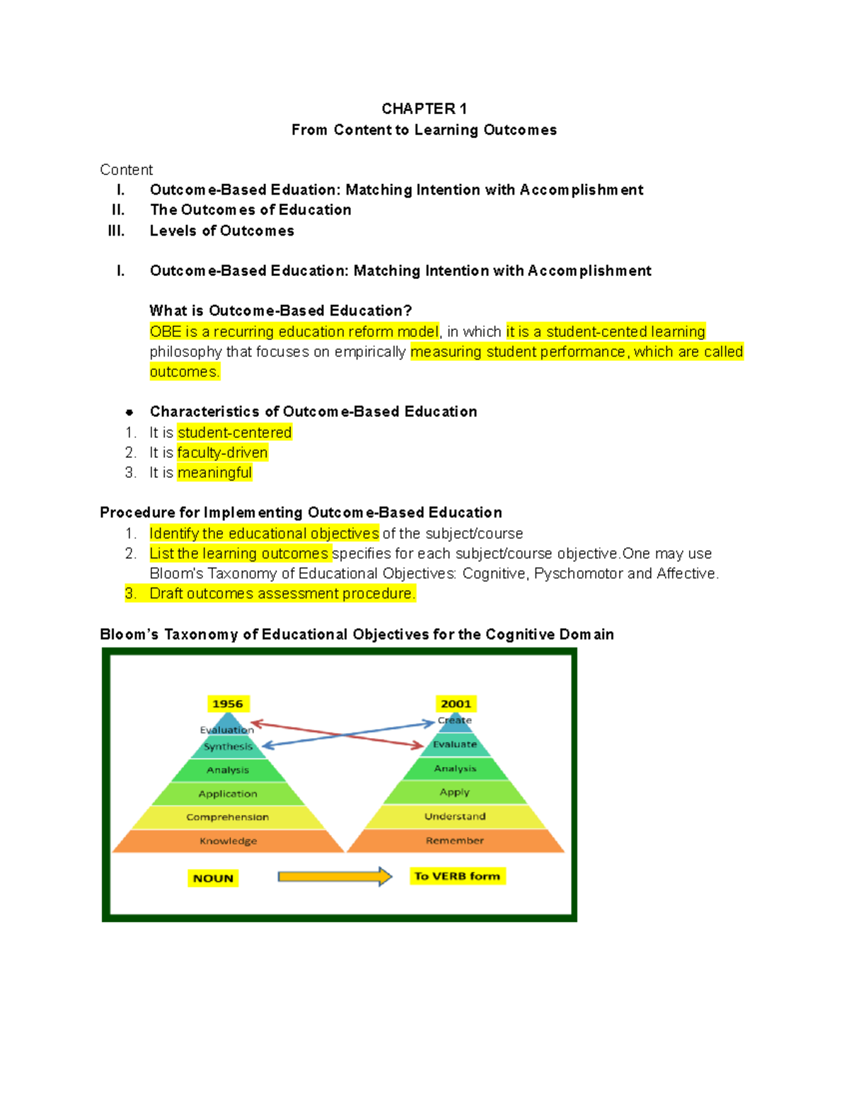 AIL Reviewer - Chapter 1-3 - CHAPTER 1 From Content to Learning ...