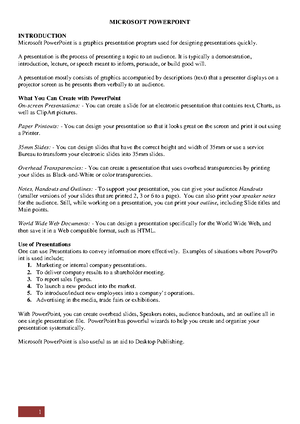 DTP - lecture notes - Desktop Publishing (DTP) A. Introduction ...