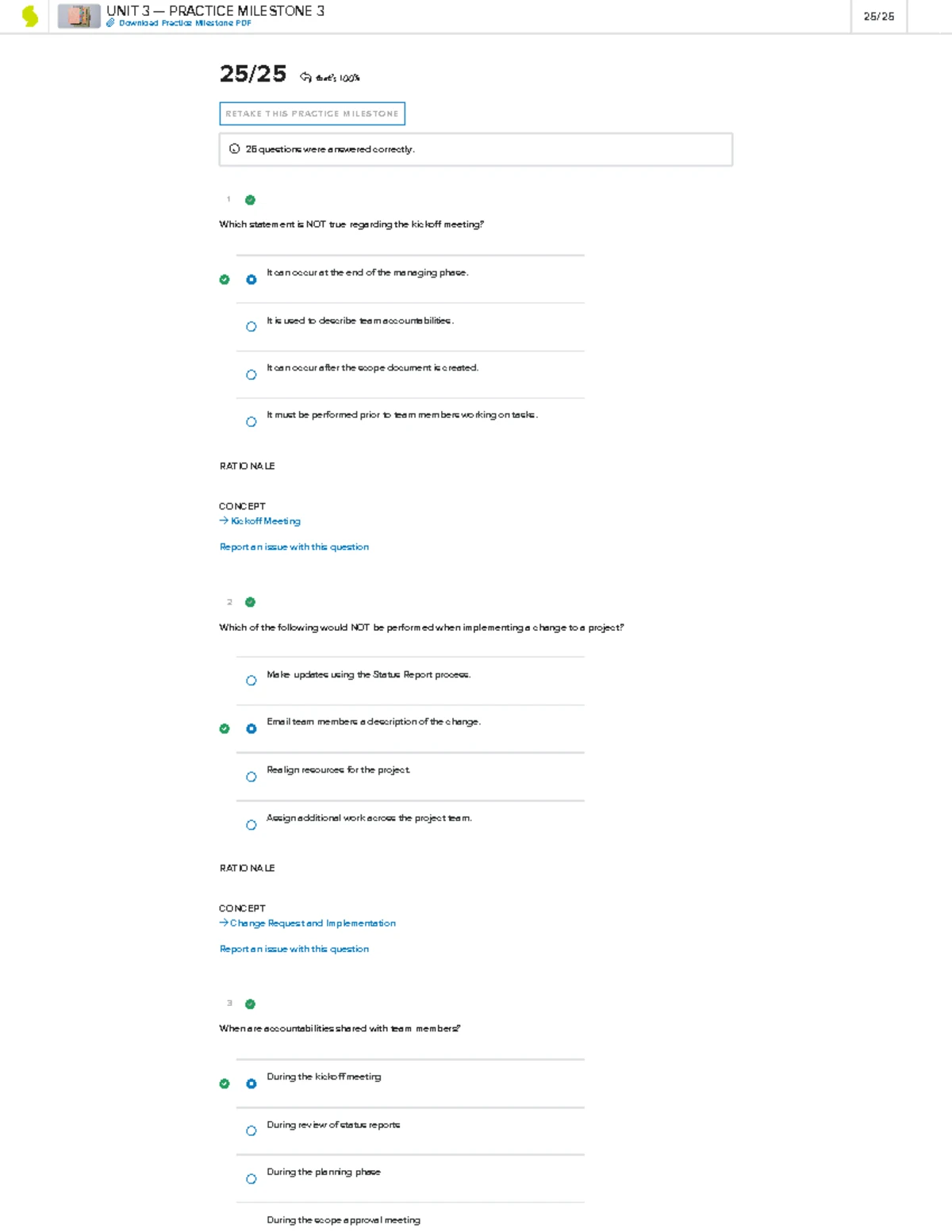Project Management Milestone 2: Key Concepts and Challenges - Studocu