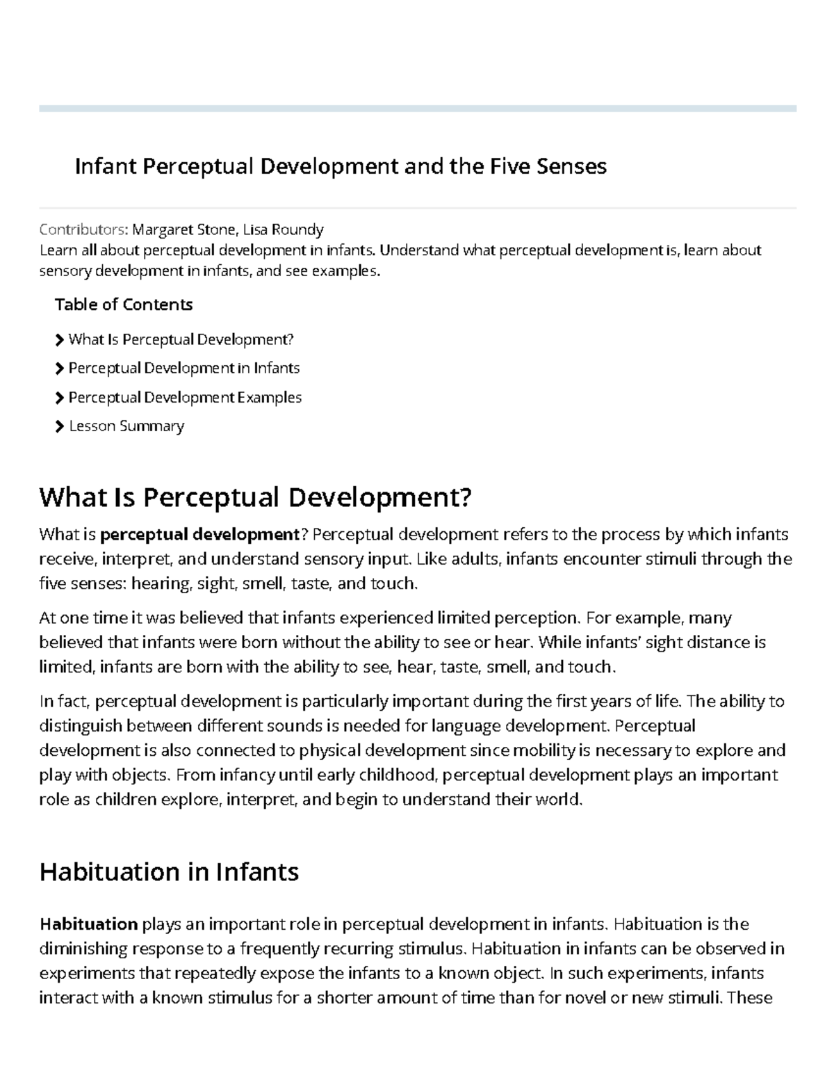 166576324381731 - What is perceptual development? Perceptual ...