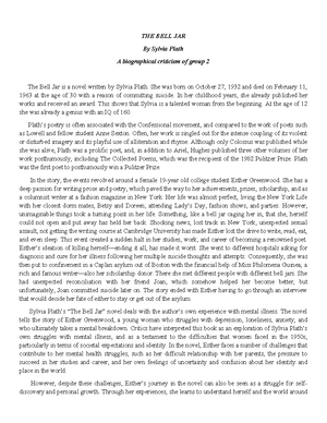 The Bell Jar key themes and symbolism - Instead of undergoing a ...