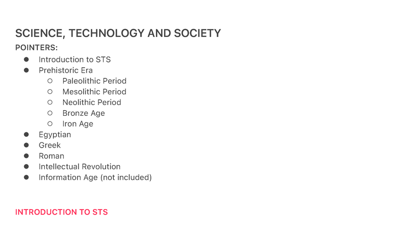 SCIENCE, TECHNOLOGY AND SOCIETY: Historical Perspectives on STS - Studocu