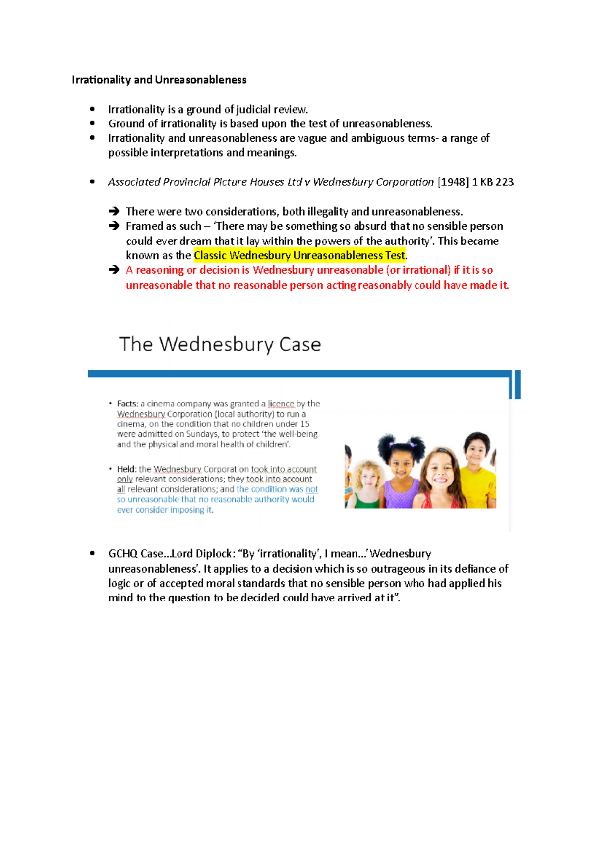 Judicial Review: Understanding Irrationality & Unreasonableness in Law ...