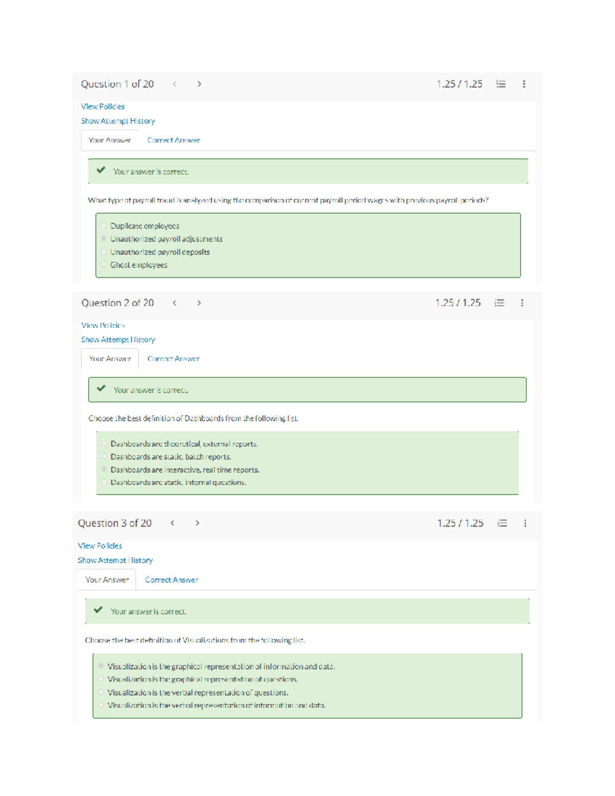 ACC315 Quiz 3-2 Study Guide and Review - Studocu