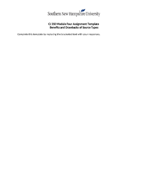CJ 350 Module Three Assignment Template - CJ 350 Module Three ...