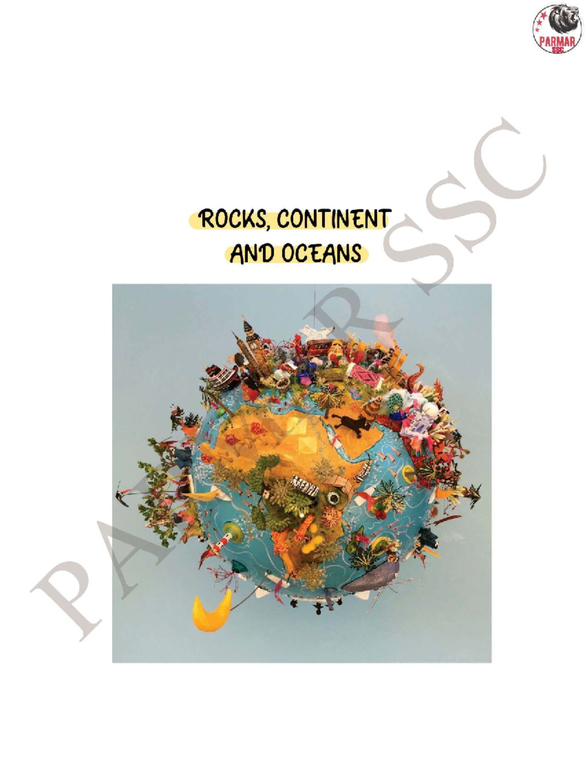 Petrology and Continental Drift: Rocks, Oceans, and Formation SSC - Studocu