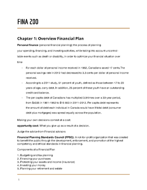 Personal finance Chapter 2 HW - Problem 2-1 Determining the Future ...