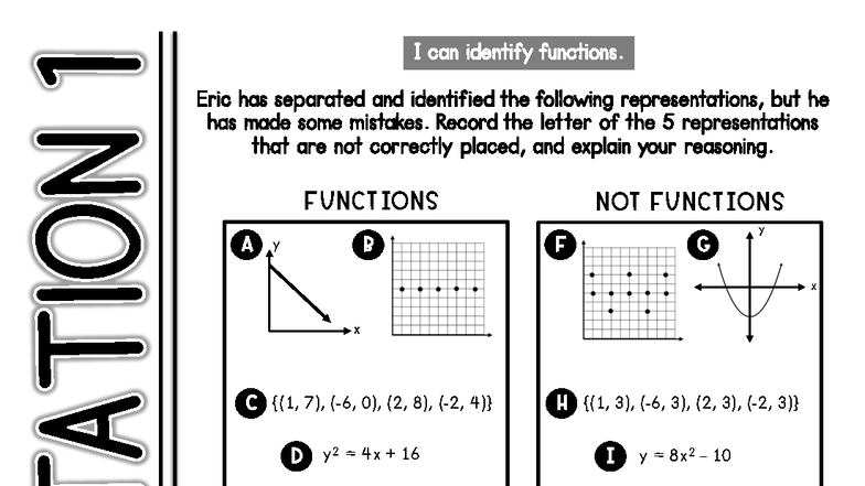 Functions Stations: Identifying and Analyzing Function Properties - Studocu