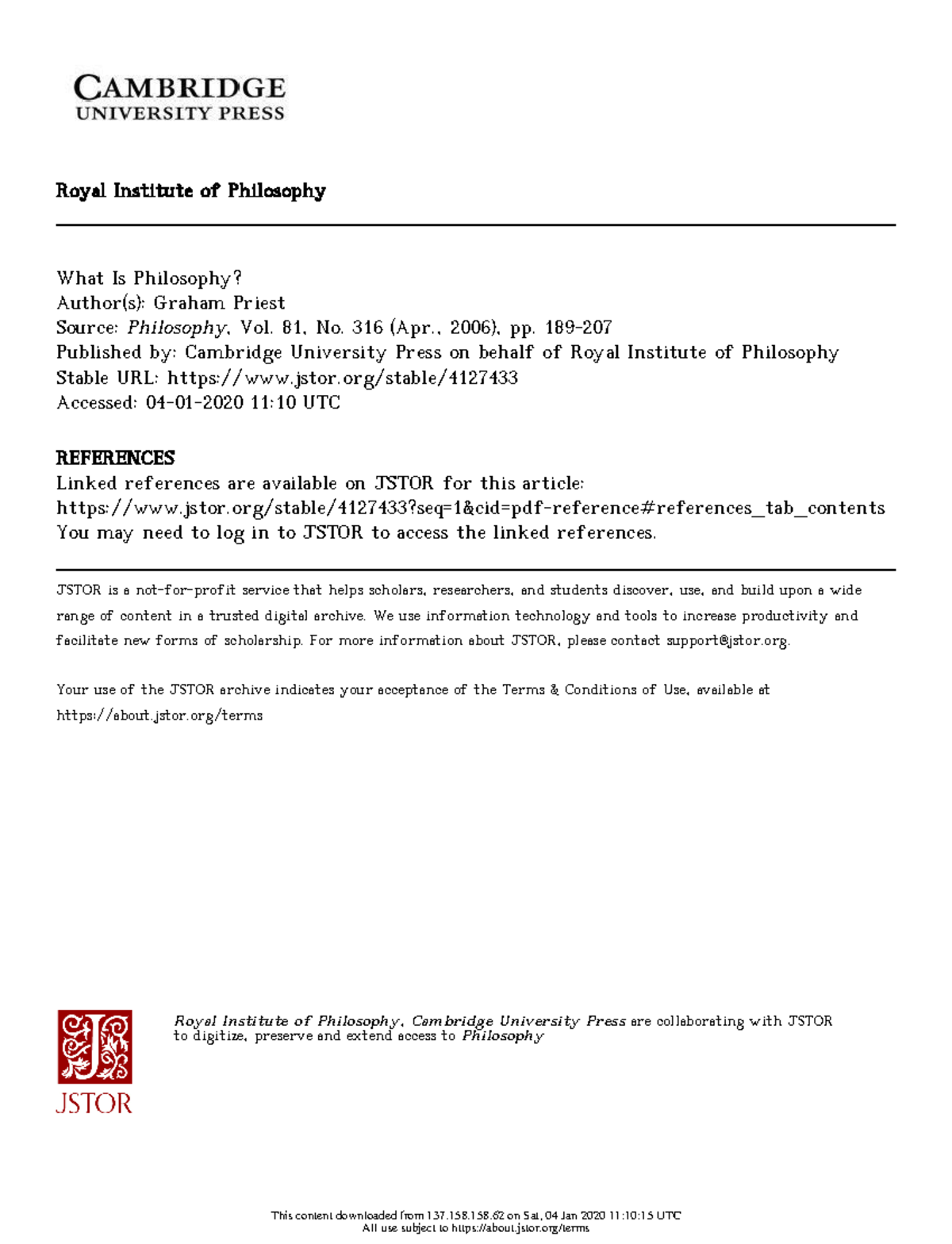 What is Philosophy? - Exploring the Nature of Philosophical Inquiry ...