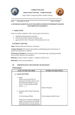Specialized program SSES - Qualifying Exam for Incoming Grade 1 SSES ...