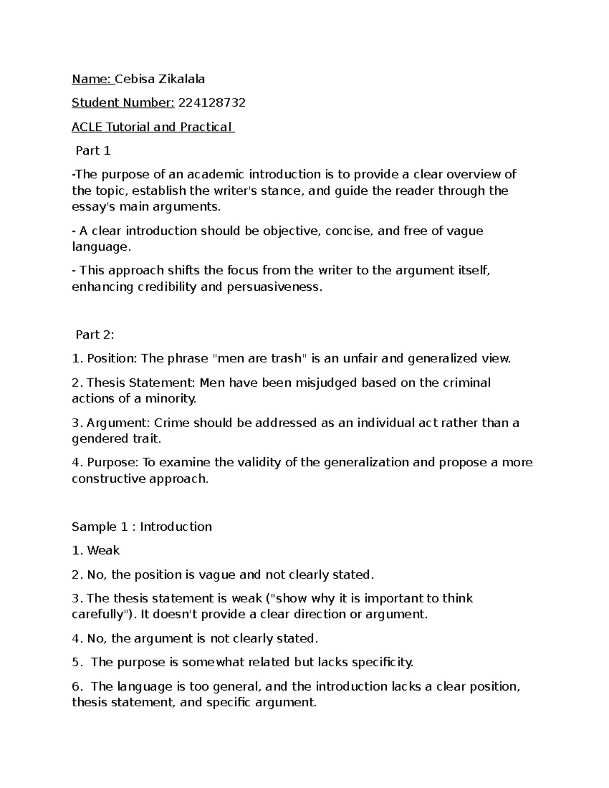 ACLE Tutorial & Practical Part 1: Analyzing Introductions & Arguments ...