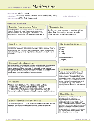 Schizophrenia System Disorder - ACTIVE LEARNING TEMPLATE: System ...