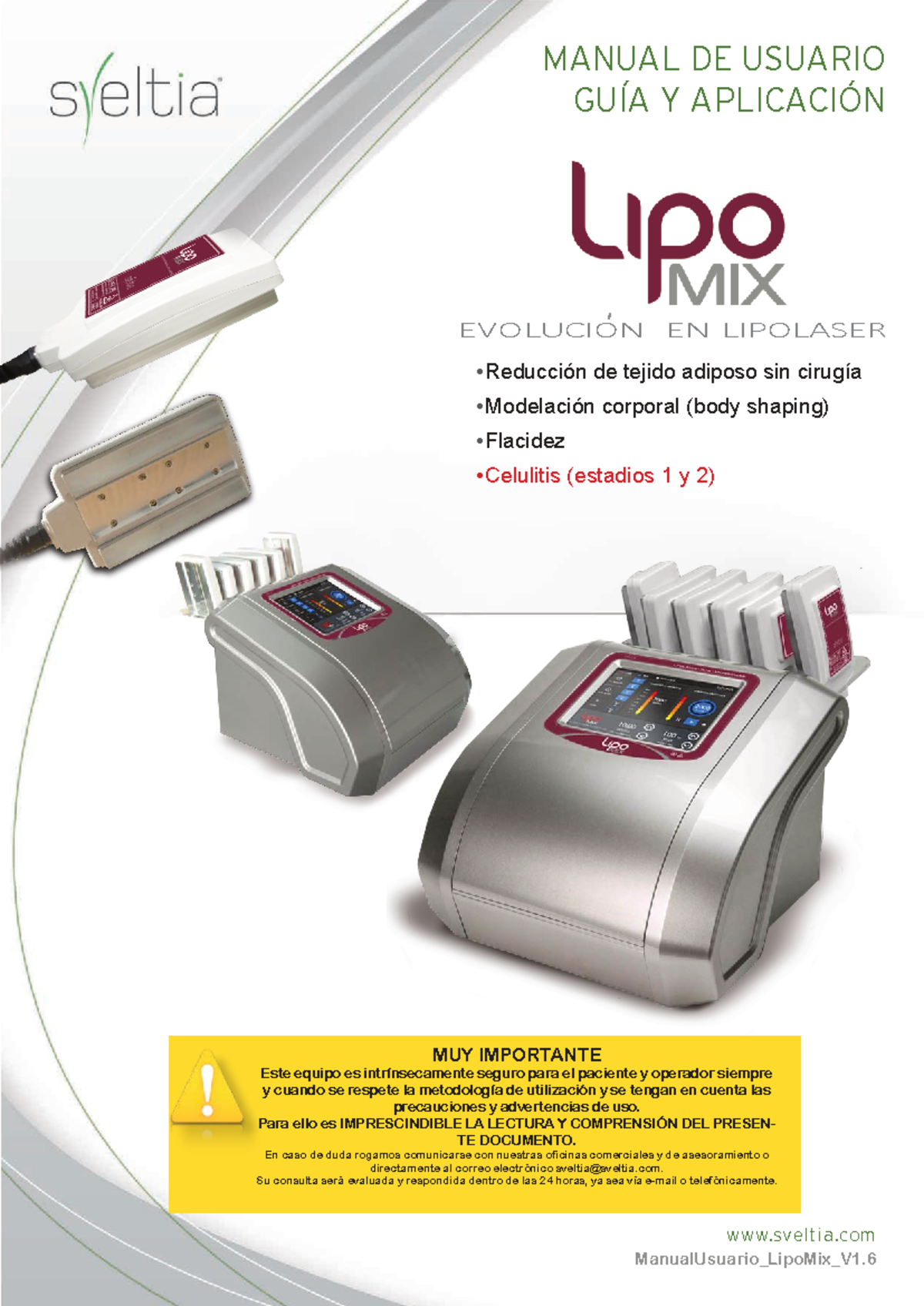 557867623 Manual Lipo Mix 1 7 Baja - ManualUsuario_LipoMix_V1. sveltia ...