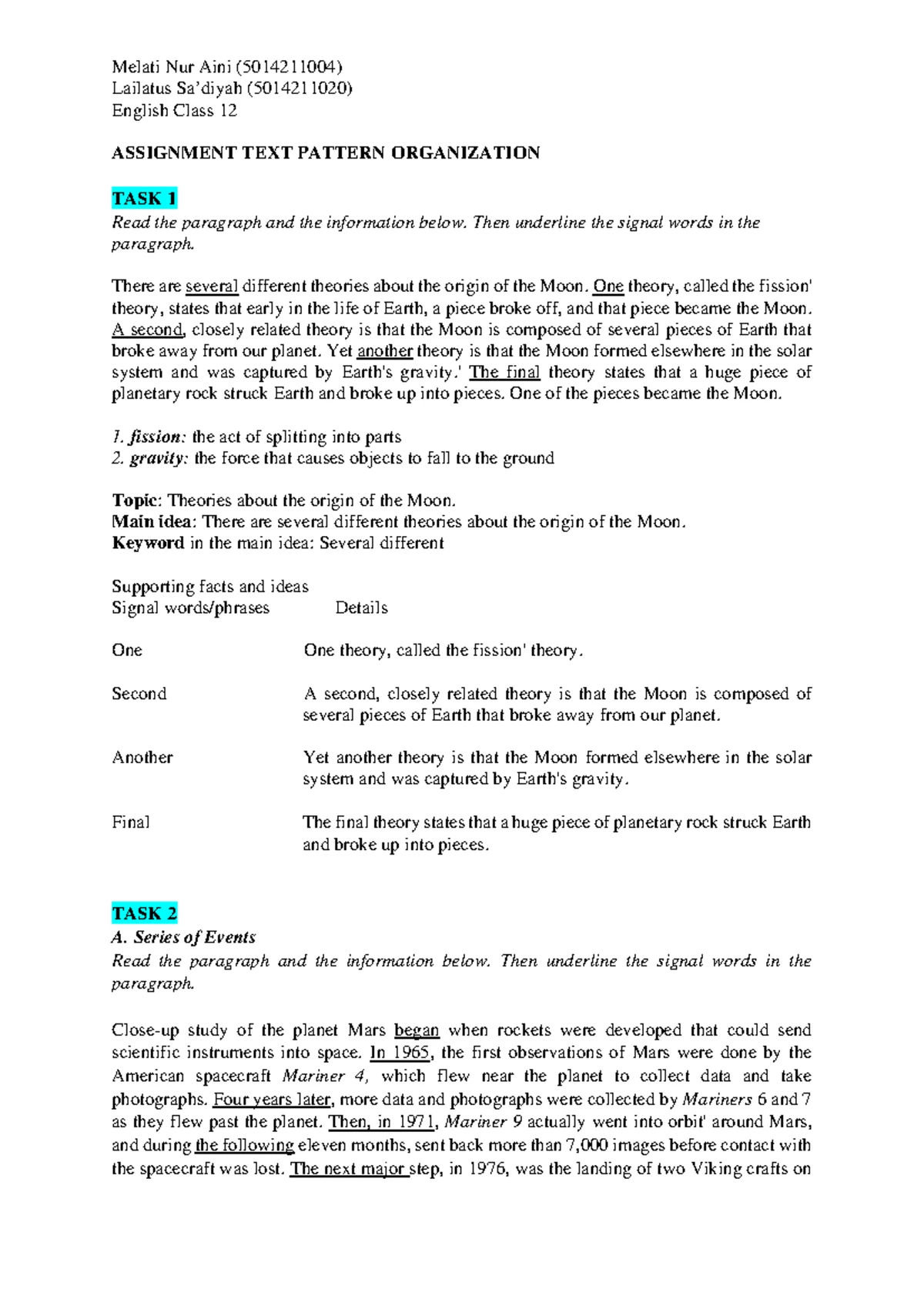 Tugas 1 Bahasa Inggris - Hi all, Having learned the materials in ...