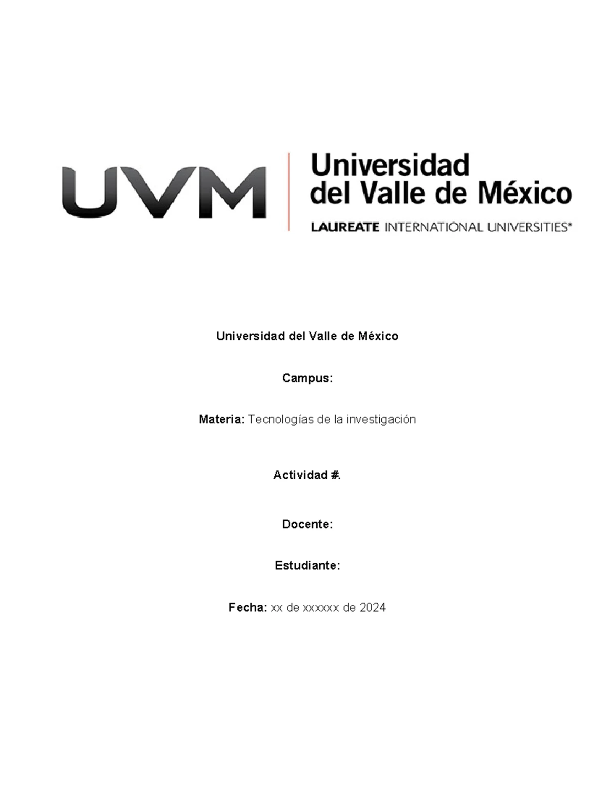 Línea del Tiempo UVM: Historia desde 1960 hasta la Actualidad - Studocu