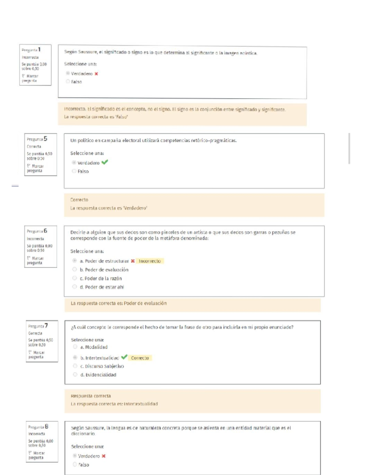Parcial 2023: Lenguaje y Comunicación - Preguntas y Respuestas - Studocu