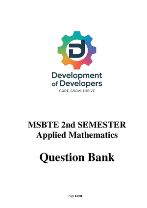 [Solved] Imp questions for PPE 22566 - Diploma in Mechanical Engineering 5th Sem (ME 5I) - Studocu