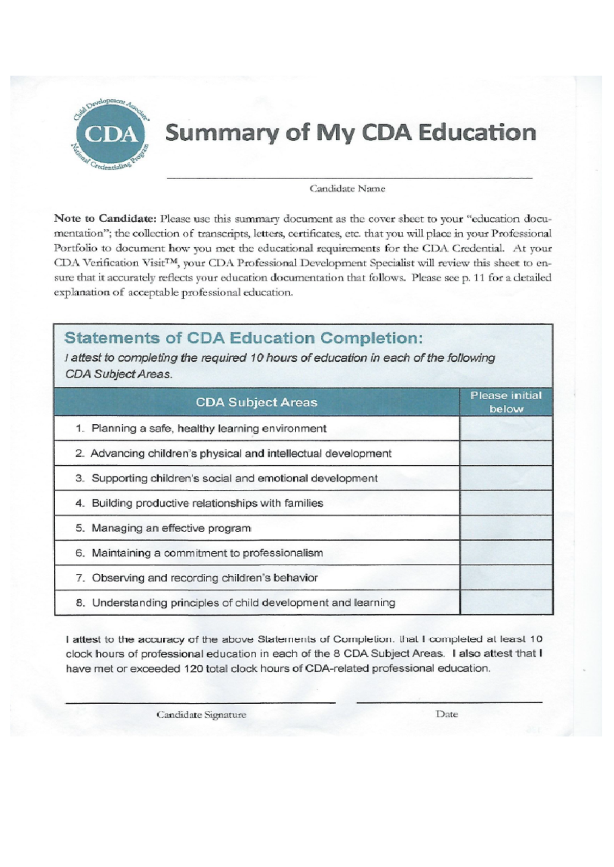 CDA Education Summary: Insights and Key Learnings - Studocu