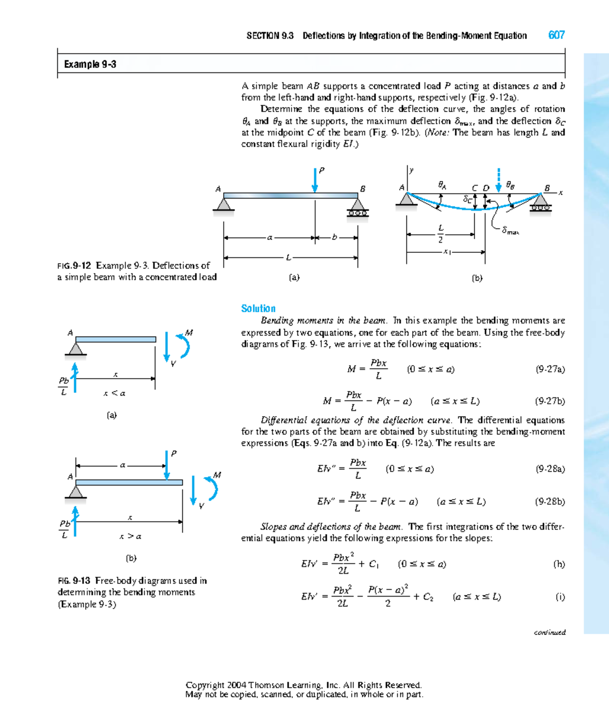 Mechanics of Materials (45) - Simple Beam Deflection Analysis - Studocu