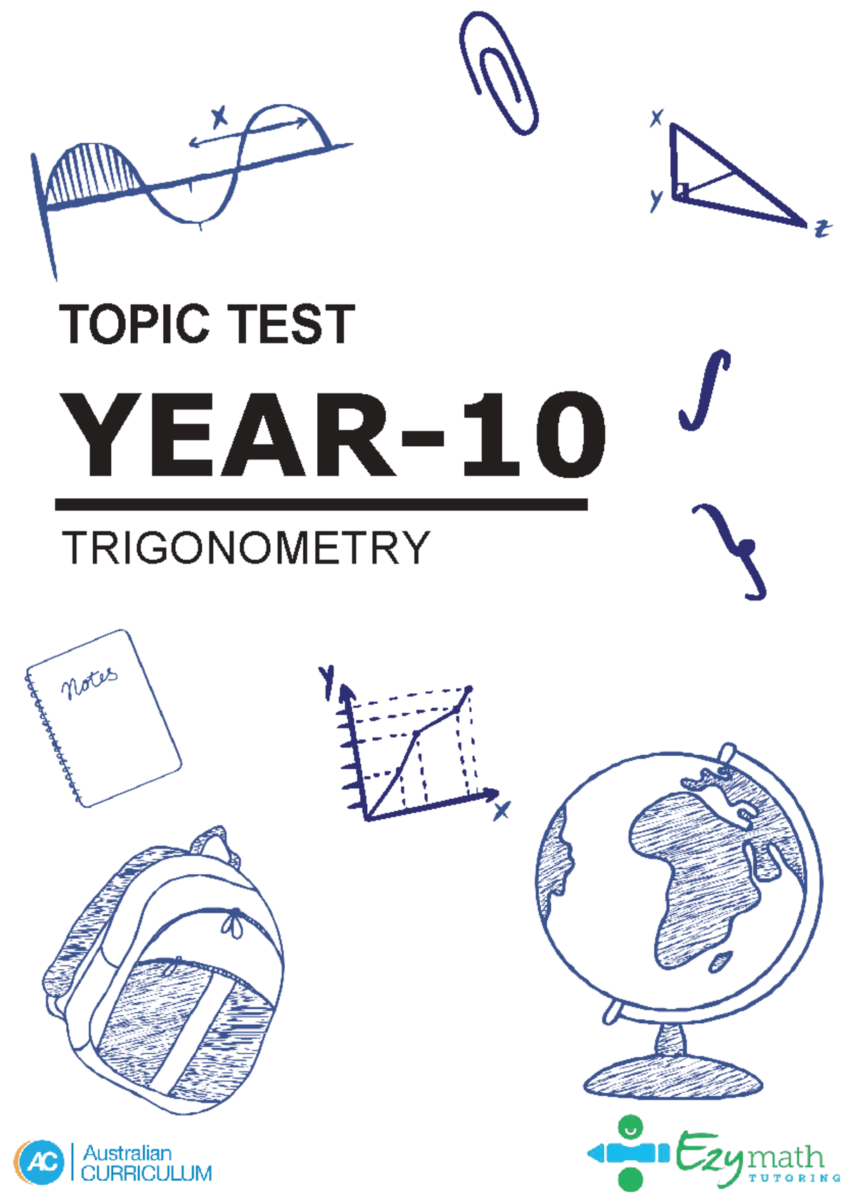 Year 10 Maths Test - Trigonometry Questions (60 min) - Studocu