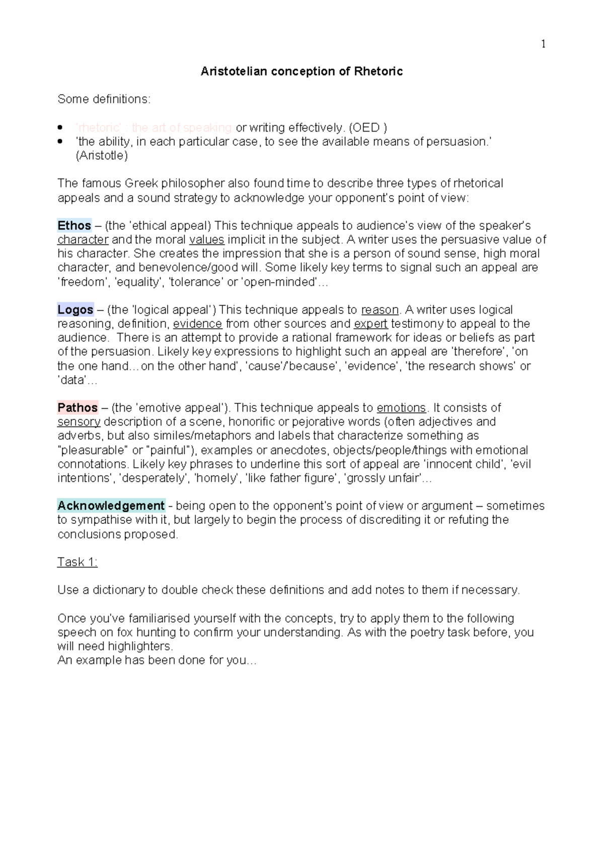 Elements of Rhetoric: Understanding Aristotle's Persuasive Techniques ...