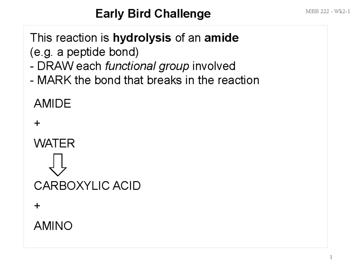 MBB 222 - Wk2-1 Overview of Protonation and Buffers - Studocu