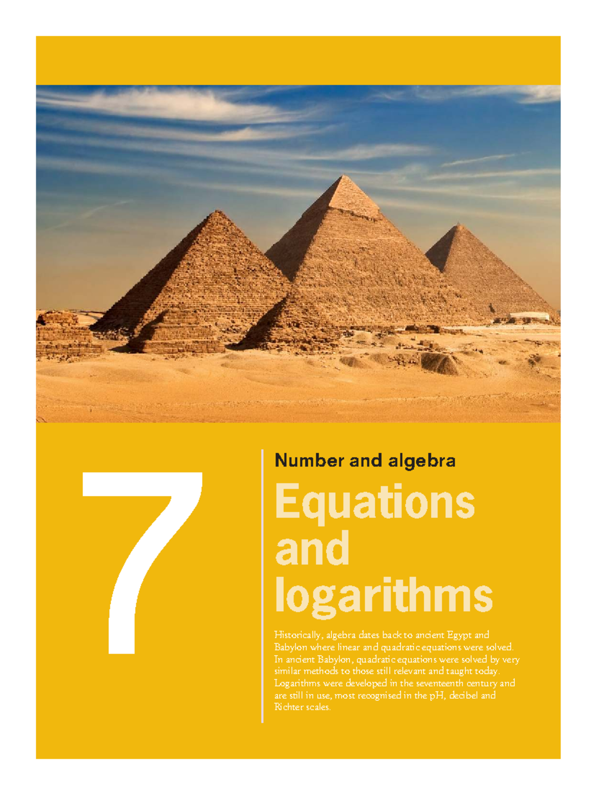 Equations and Logarithms: NCM10A Advanced Curriculum Insights - Studocu