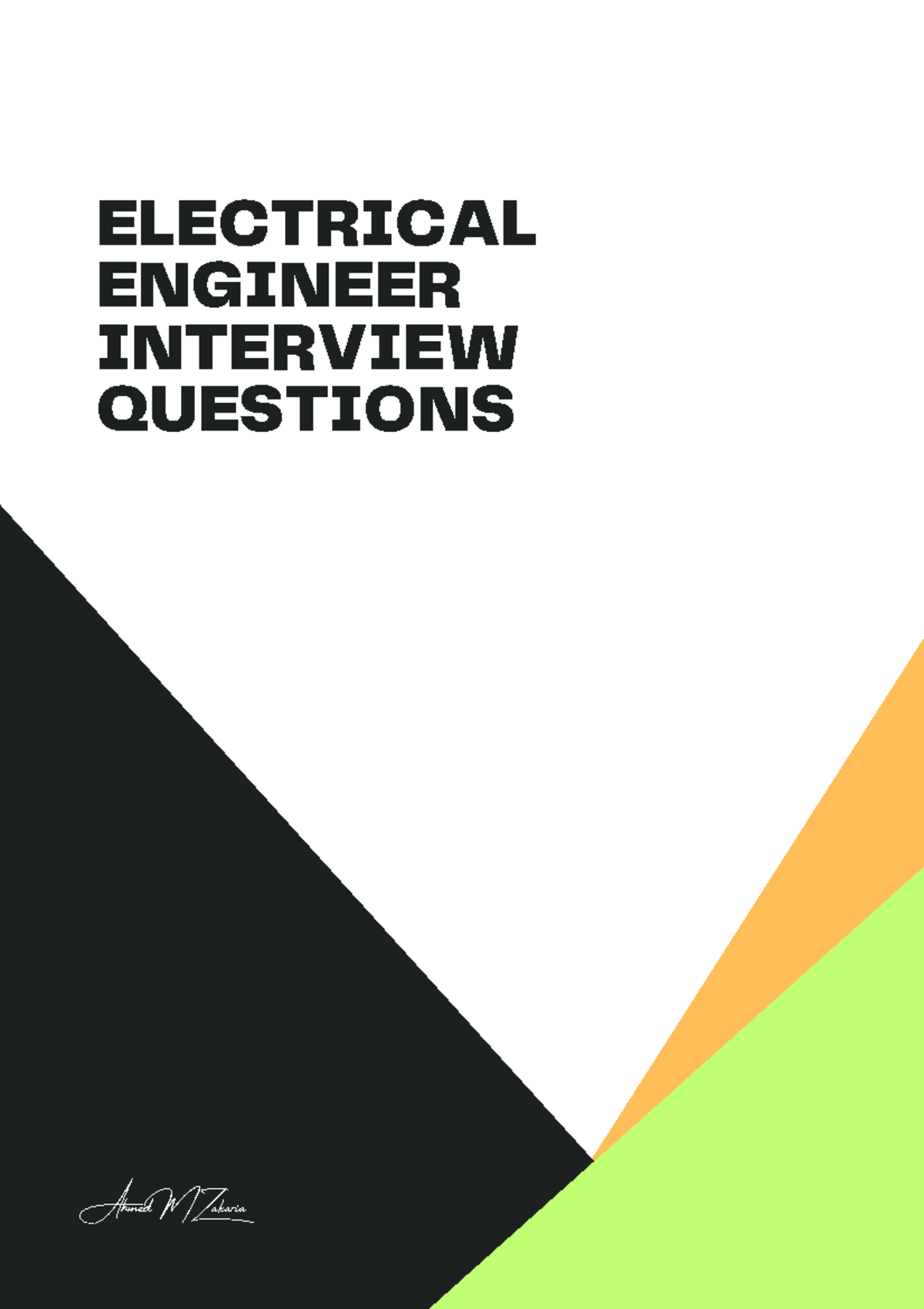 Electrical Engineering Interview Questions & Key Testing Methods - Studocu