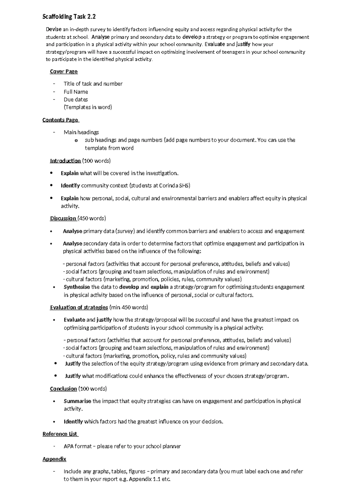 The Phosphate Recovery Test Final - Stage 2 Physical Education ...