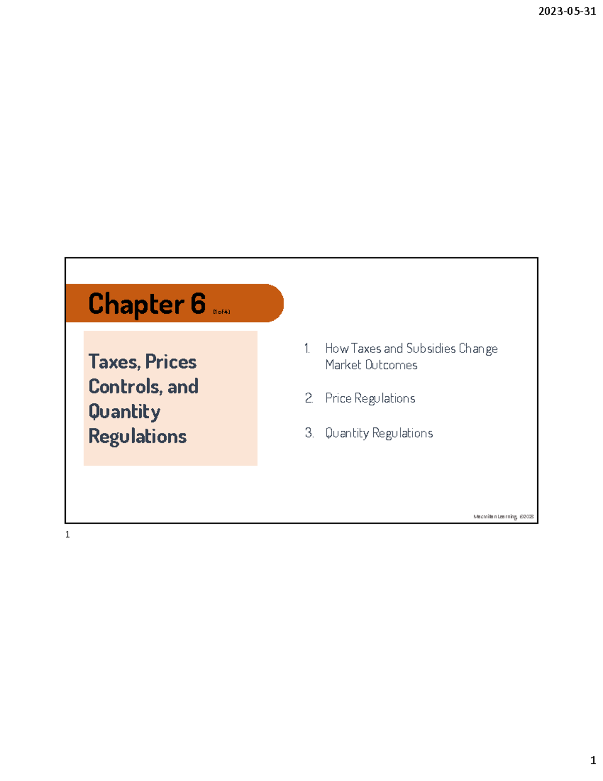 2023-101-chapter 6-part1-taxes and subsidies - Macmillan Learning ...