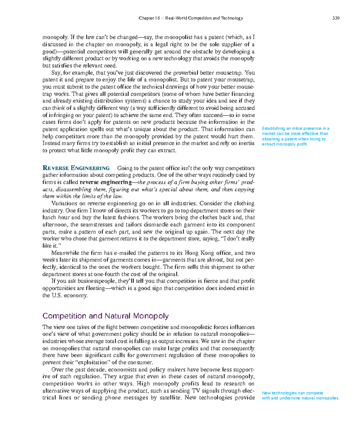 Economics-130 - n/a - Chapter 16 Real-World Competition and Technology ...