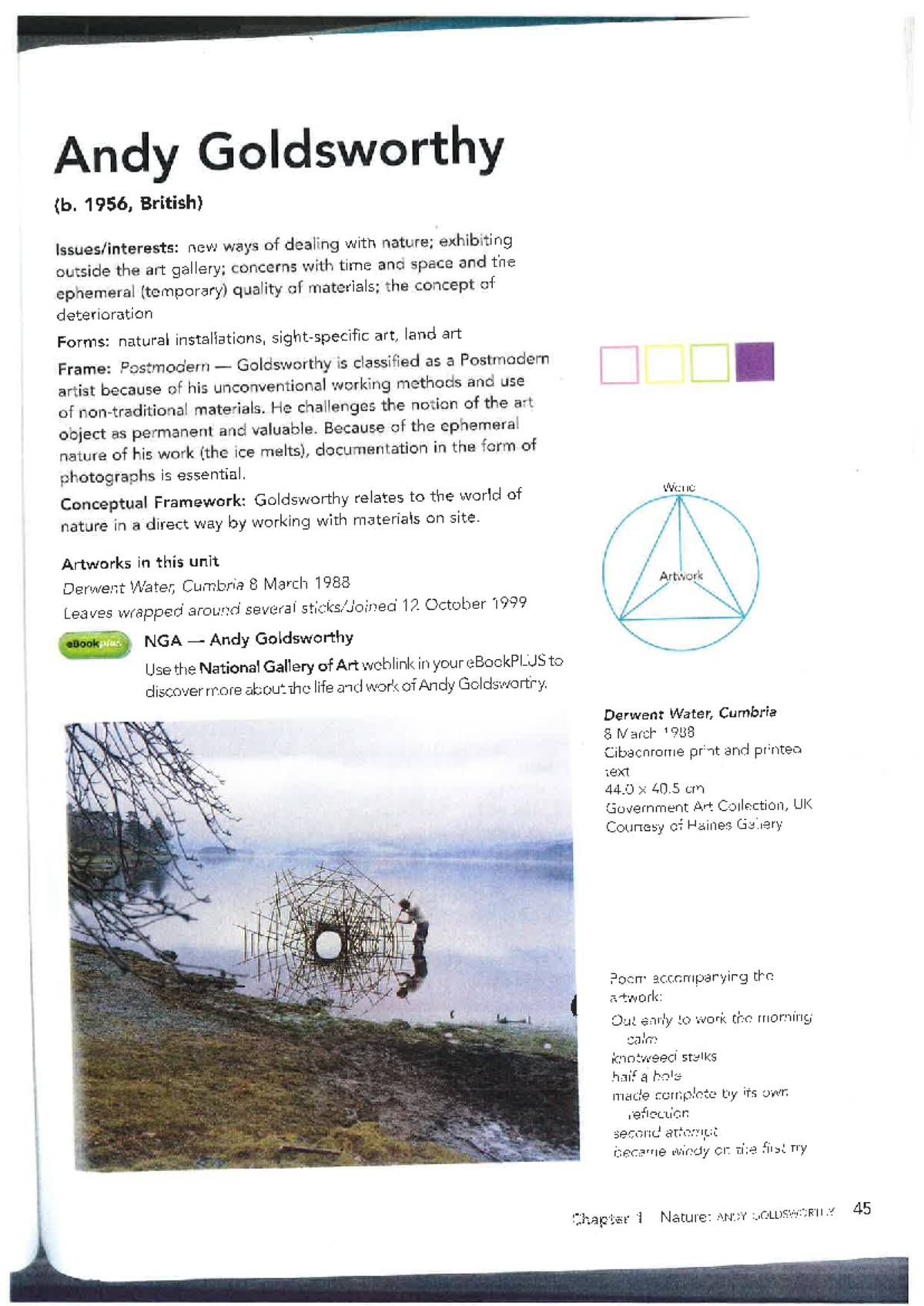 Andy Goldsworthy: Nature and Ephemeral Art (ART101) - Studocu