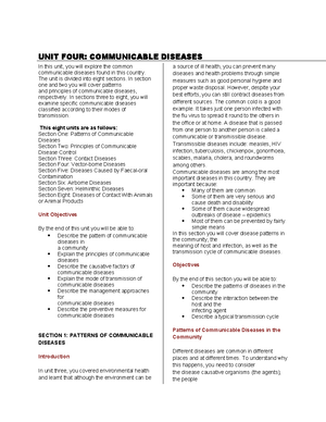 Communicable and non communicable - Communicable and Non-communicable ...