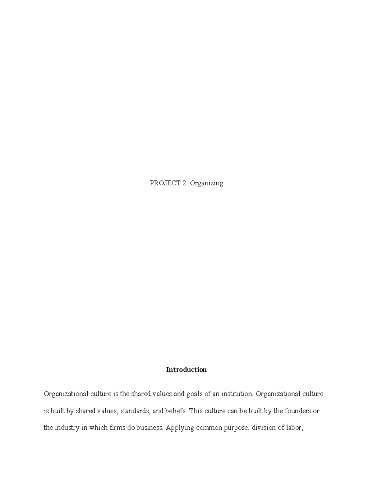 Project 2: Organizing Spotify's Culture & Structure Analysis - Studocu