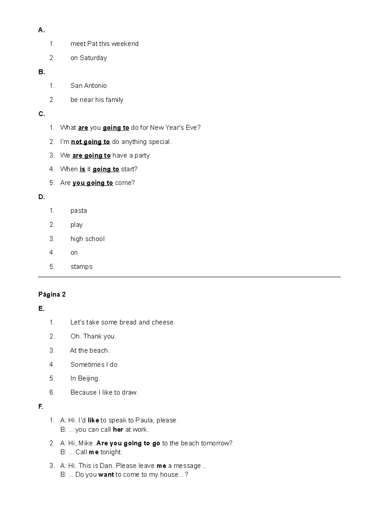 Interchange Intro Test: Units 9-16 Review B - Studocu