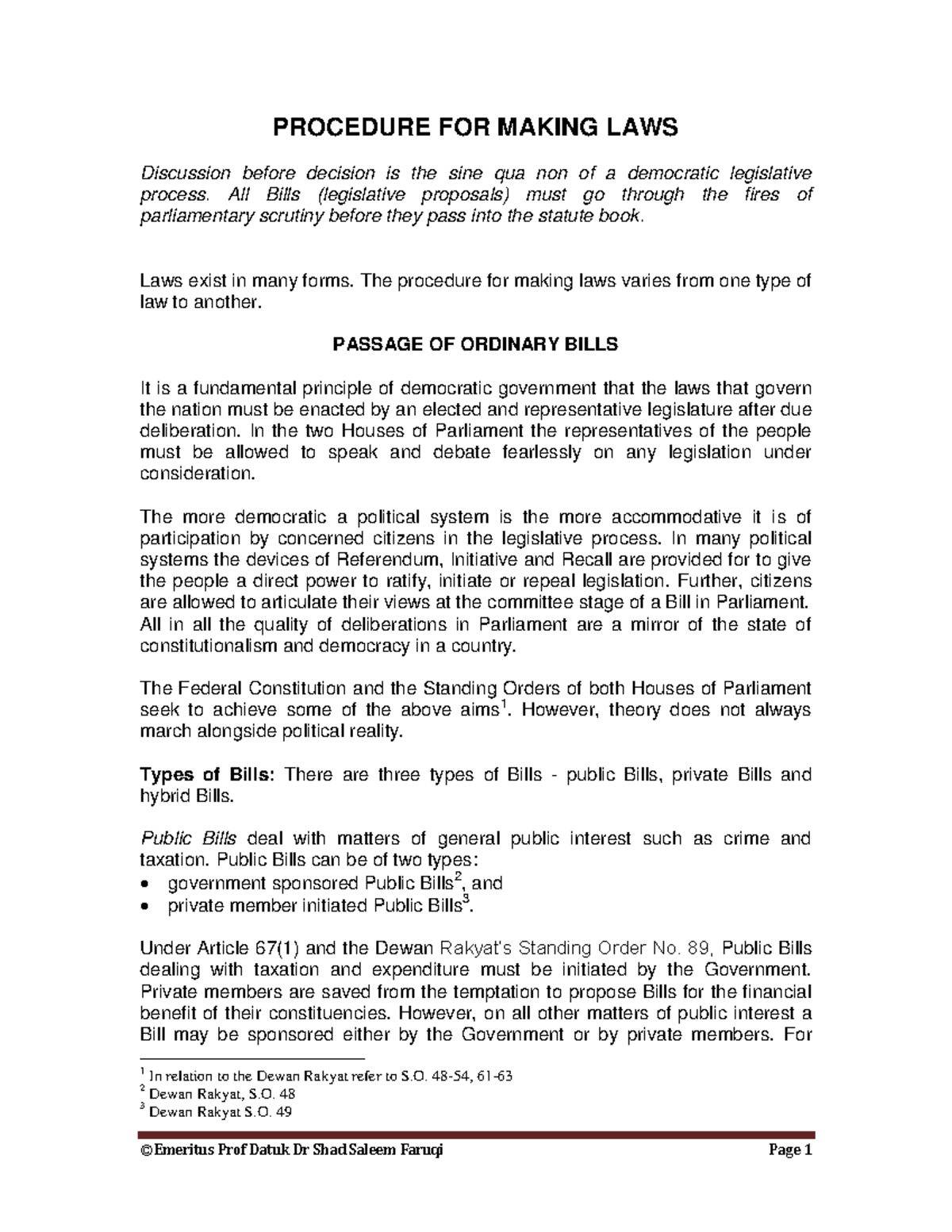 Legislative Process Overview: How to Amend Constitutions (LAW 101 ...