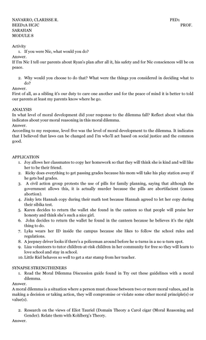 Ped-18 - module - MODULE 18 Activity Paste a picture of yourself where ...