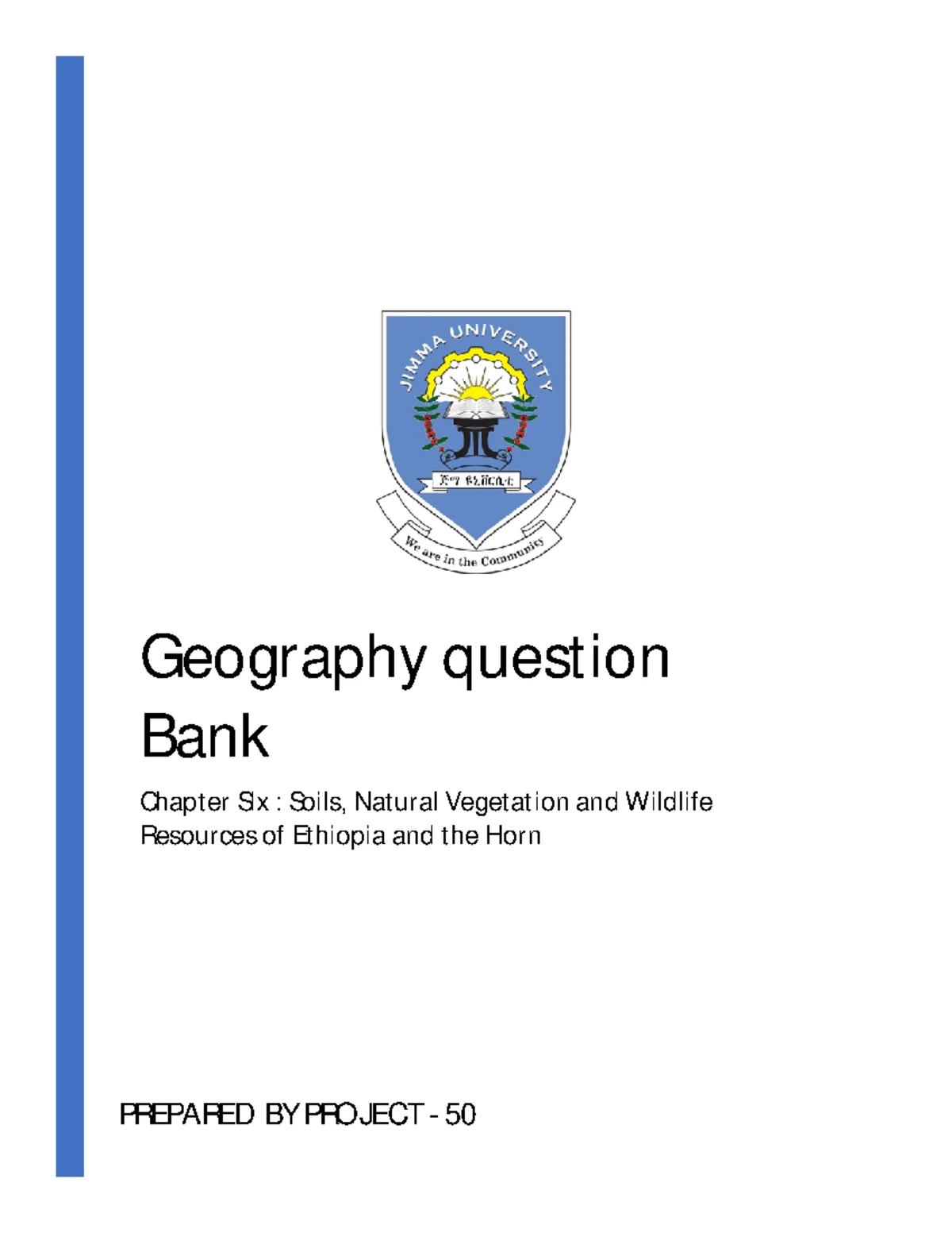 Geo chapter 5 question bank by Project-50 - Geography question Bank ...