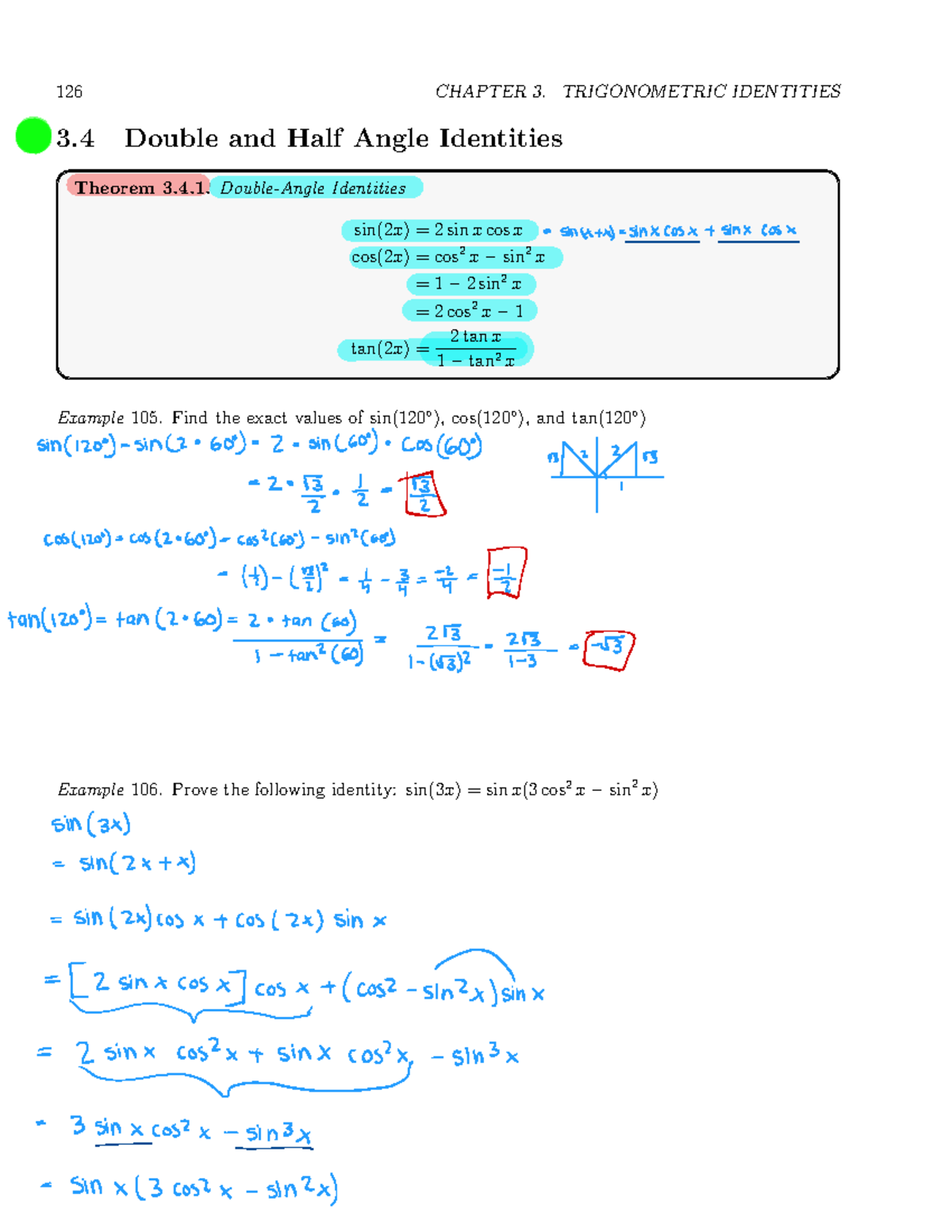 Trigonometric Identities: Double and Half Angle Identities (Course Code ...