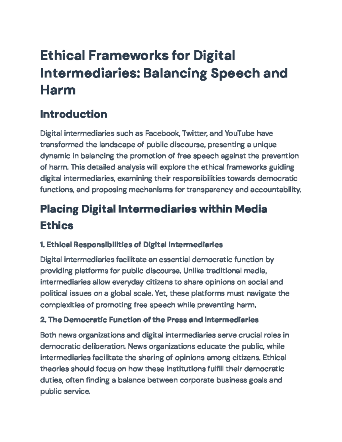 ETHC 101: Ethical Frameworks & Responsibilities of Digital ...