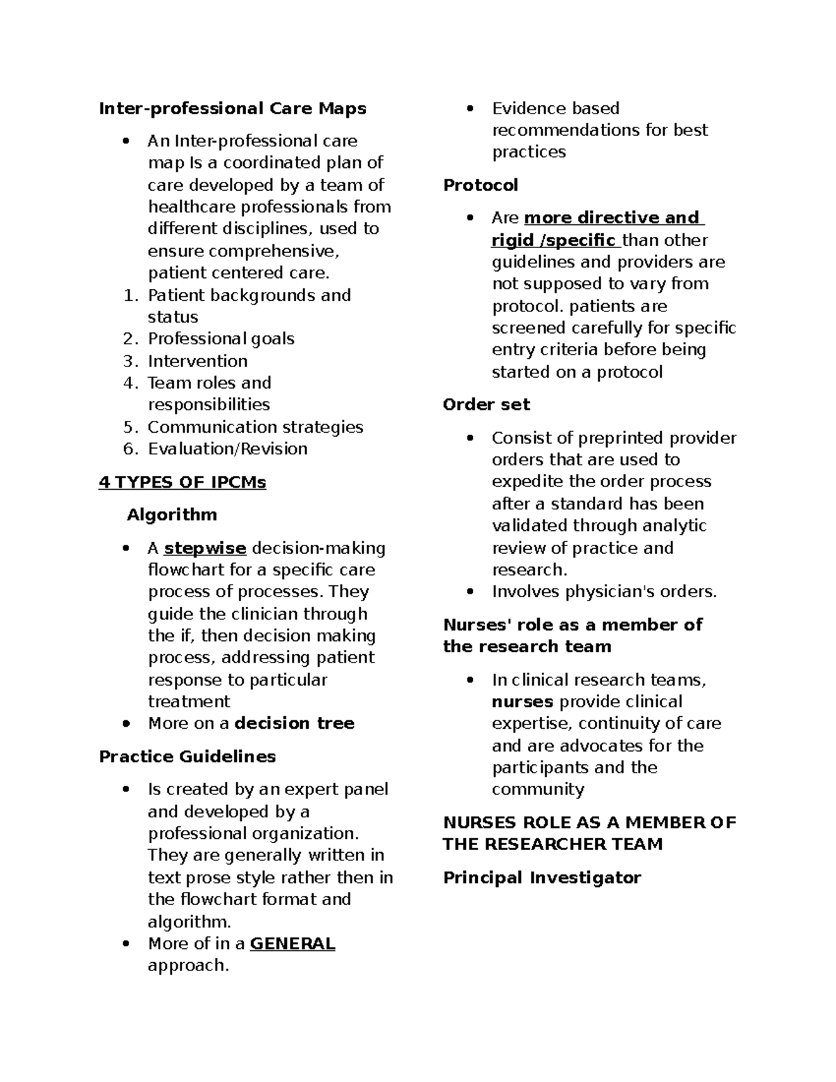NUR 450 Final Exam: Care Maps and Ethical Considerations in Nursing ...