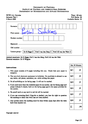 Worksheet ( General Limts & THE Squeeze Theorem) - 1 Calculus 1 ...