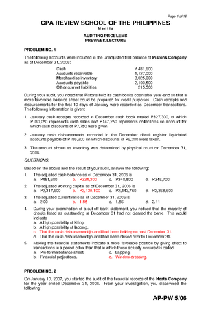 Chapter-2- partnership and corporation win ballada - Problem # Distribution of Profits or Losses ...