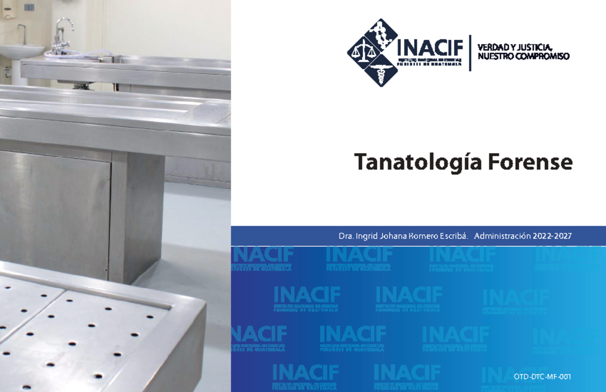 Guía de Servicios de Tanatología Forense - INACIF - Studocu